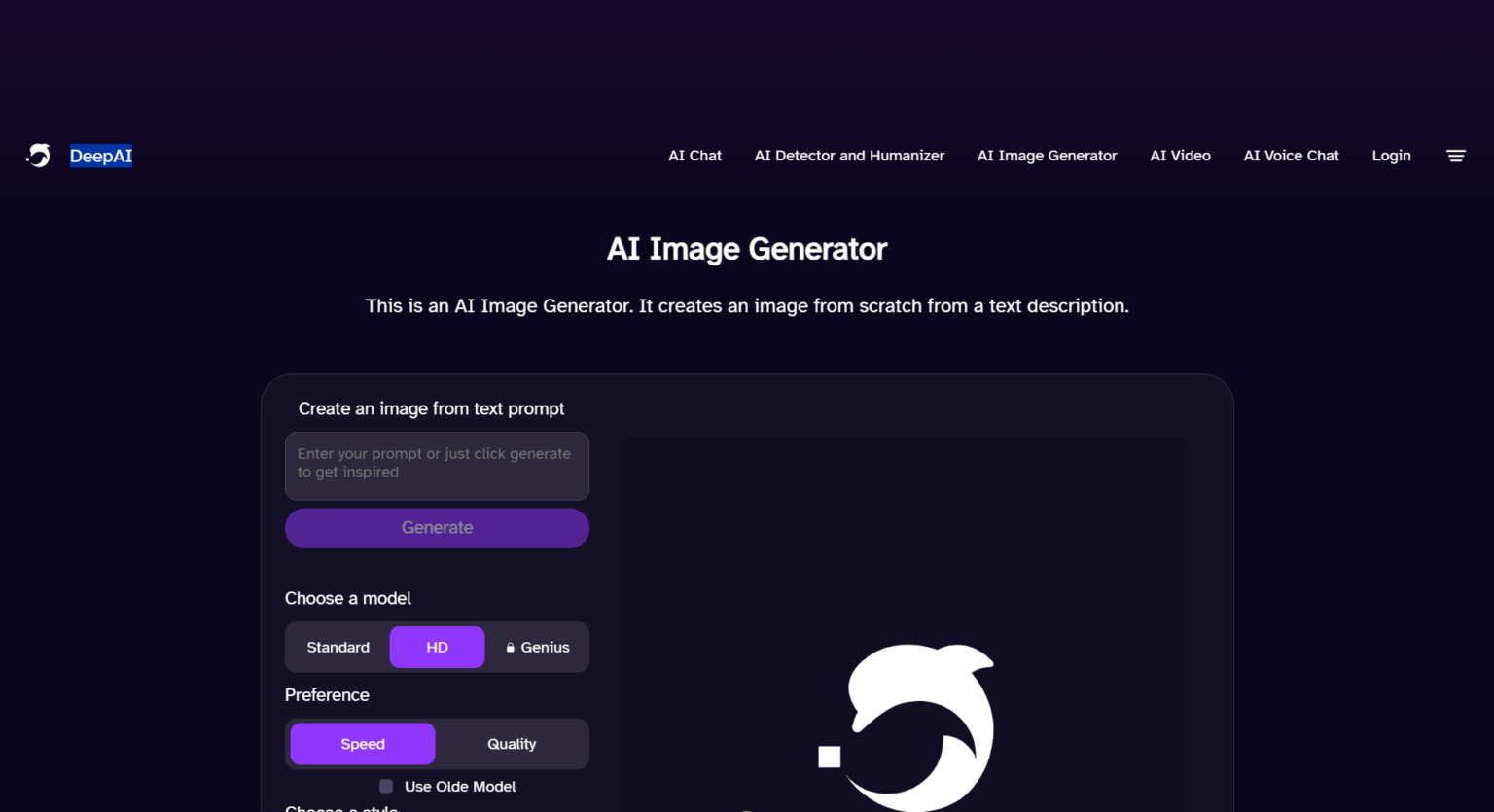 DeepAi Image Generator
